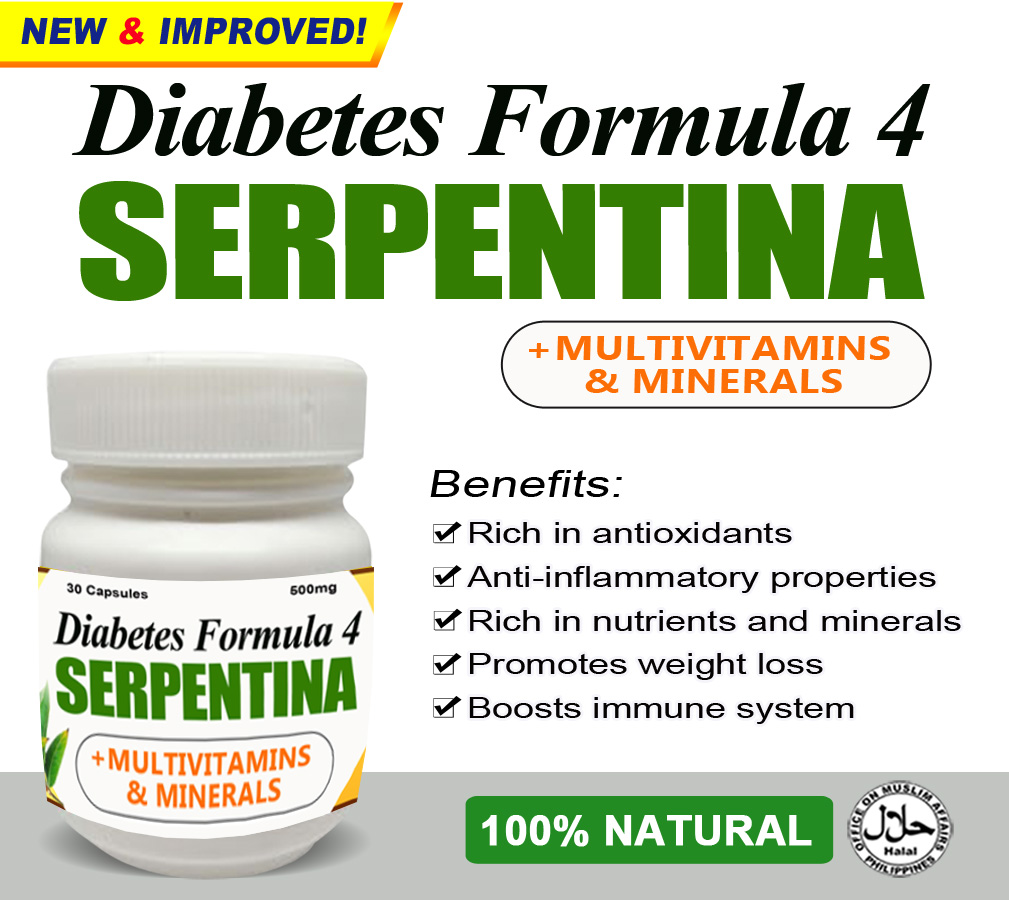 Diabetes Formula 4 Serpentina + Multivitamins & Vitamins | Lazada PH