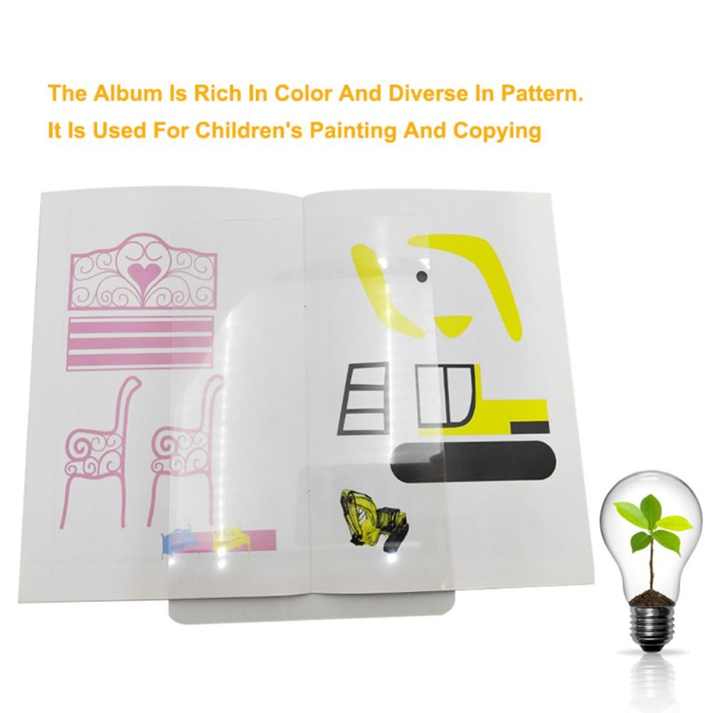 Funny 22/40 Patterns 3D Printing Pen Drawing Book Clear Plate Painting ...