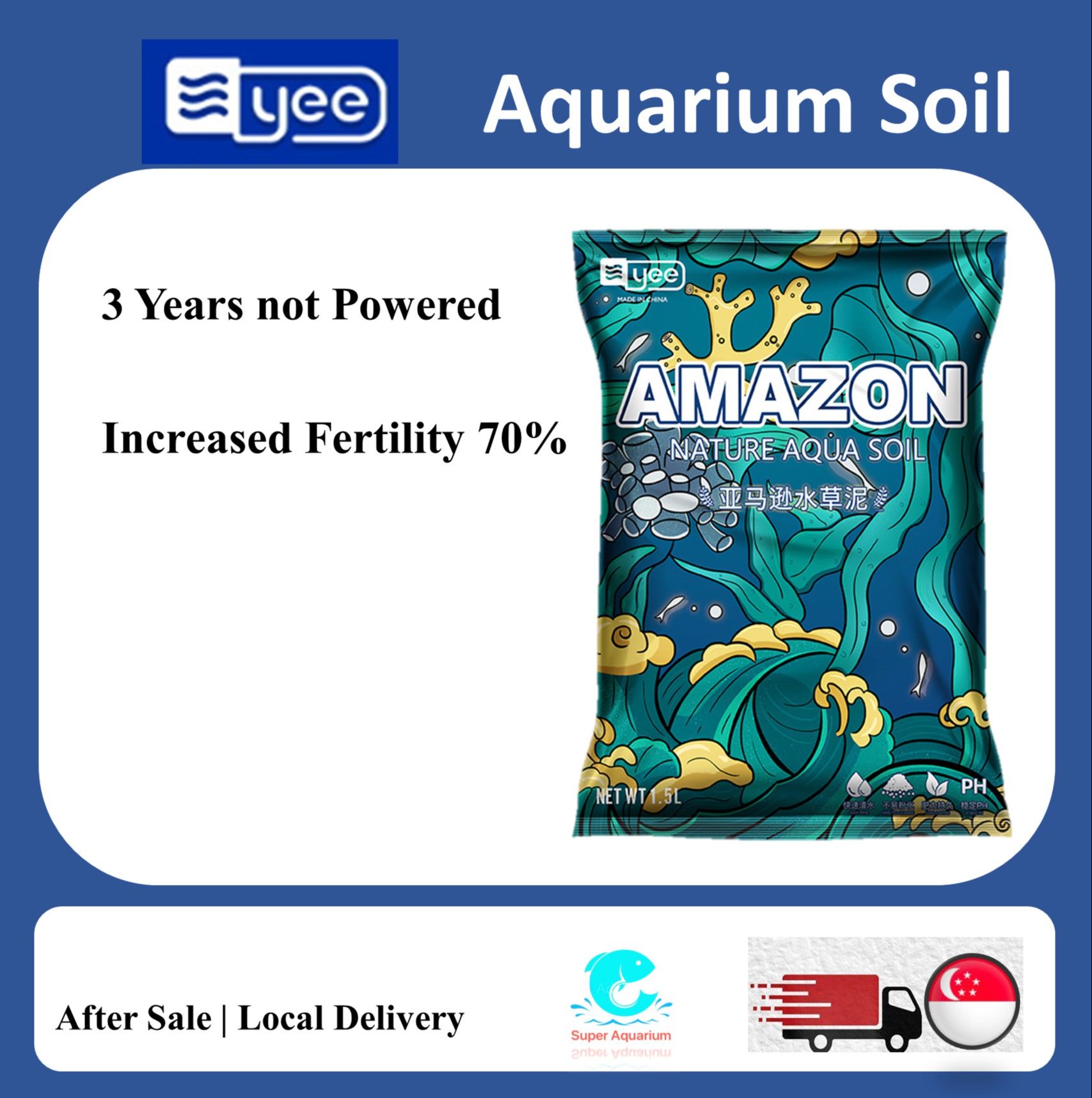 [YEE] Aquarim soil amazon natural aqua soil for aquarium fish tank ...