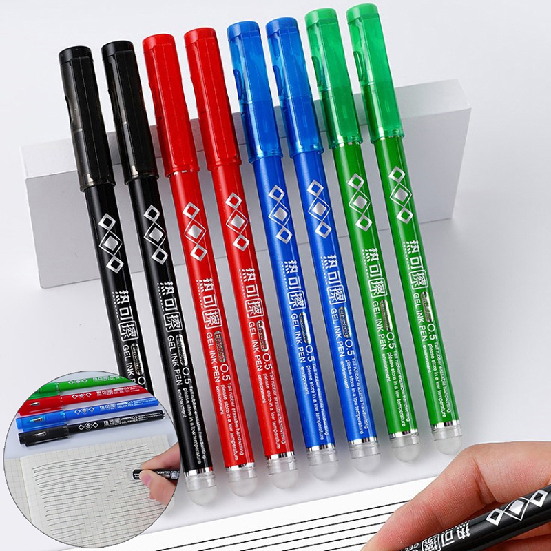 1Pc Magic Erasable Pen Set Colorful 0.5mm Erasable Gel Pens Washable ...