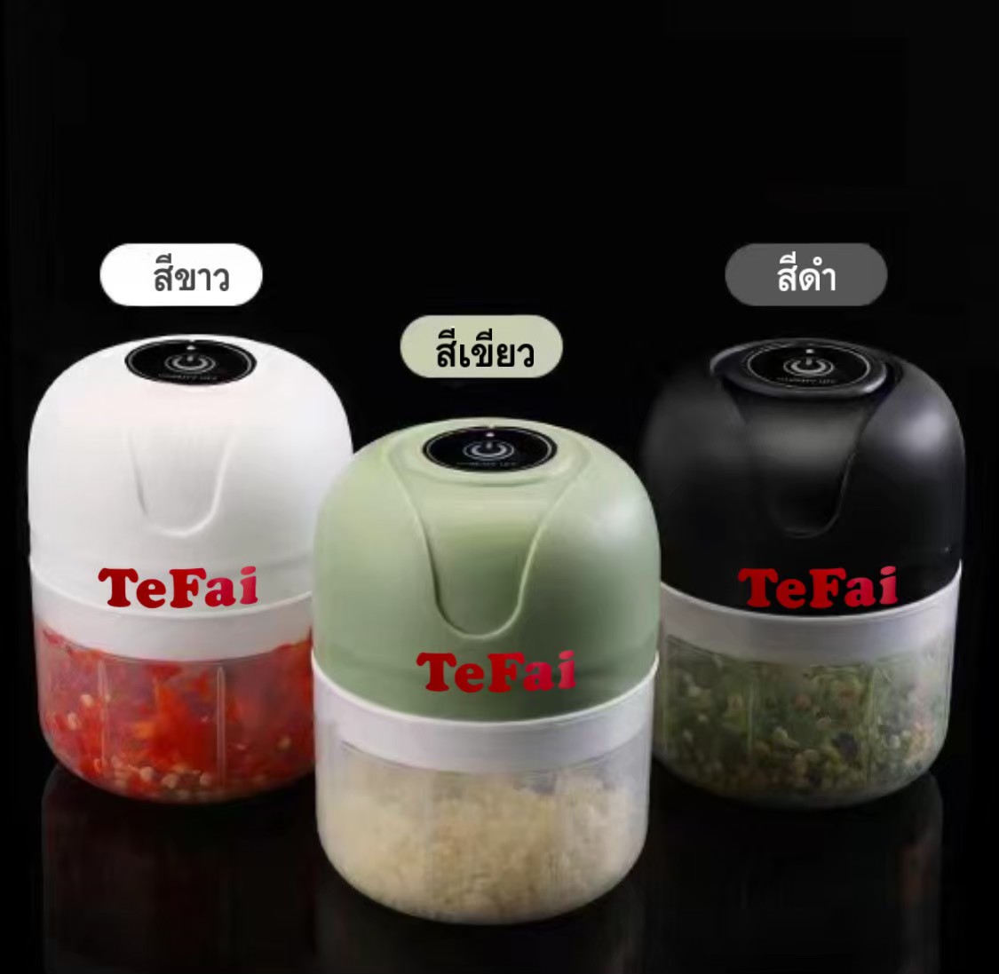 TEFAI TF304+TFJ100 เครื่องปั่น โถสแตนเลส 3L เครื่องบด สับ ไฟฟ้า รุ่น เครื่องบดสับ เครื่องผสม ...