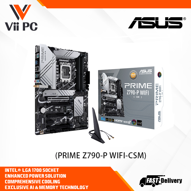 ASUS Prime Z790-P Z790P Z790 P WIFI-CSM LGA 1700 ATX Motherboard with ...