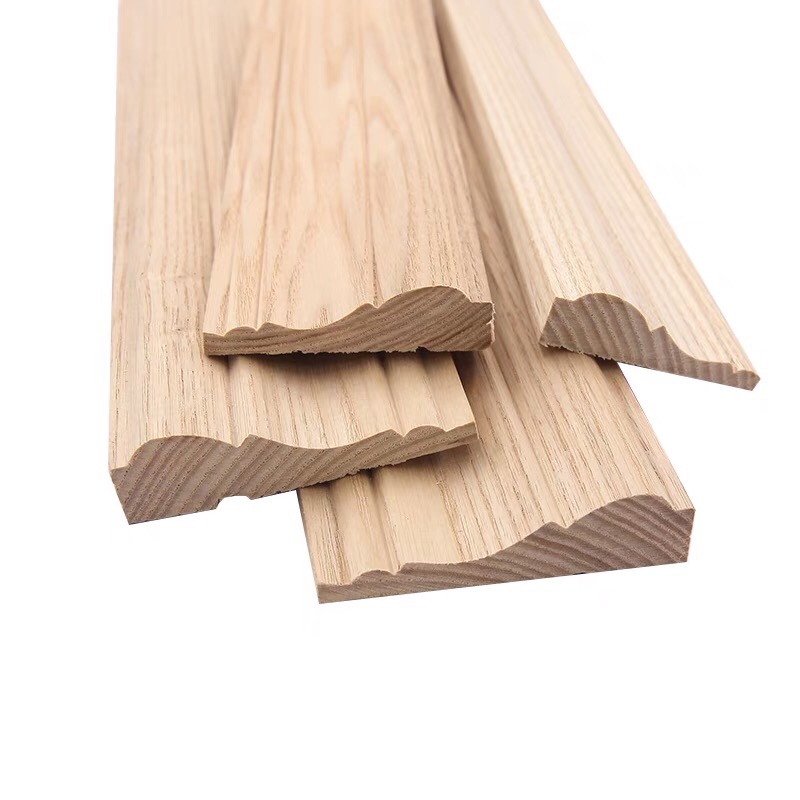 Solid wood line Chinese-European interior corner decoration solid wood ...