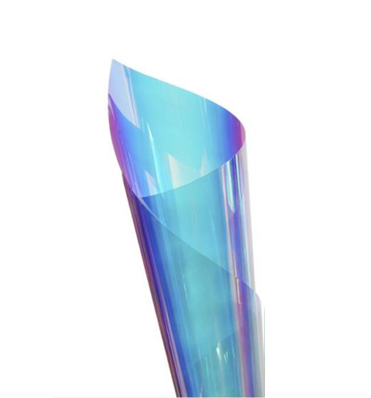 Decorative Iridescent Window Film Self Adhesive Glass Film Chameleon ...