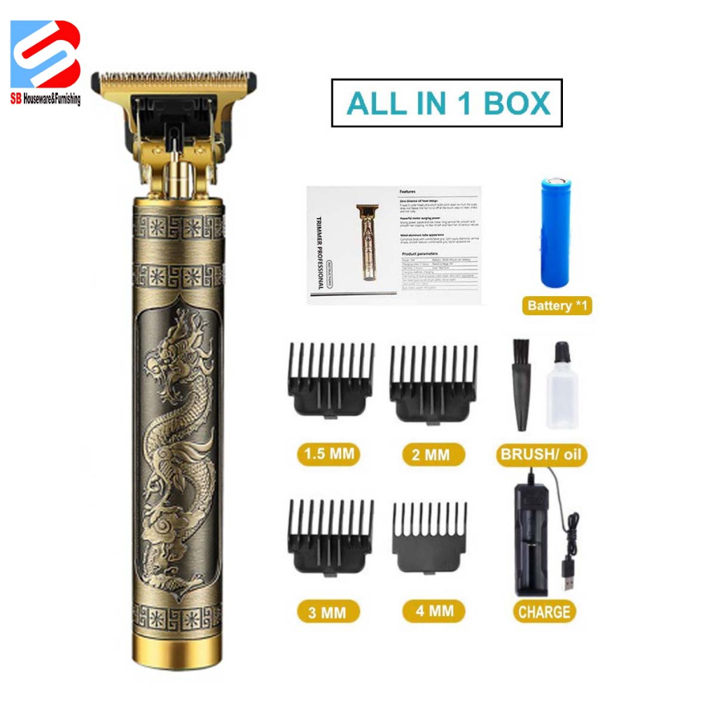 Professional Hair Clippers Haircut Rechargeable Razor Trimmer ...