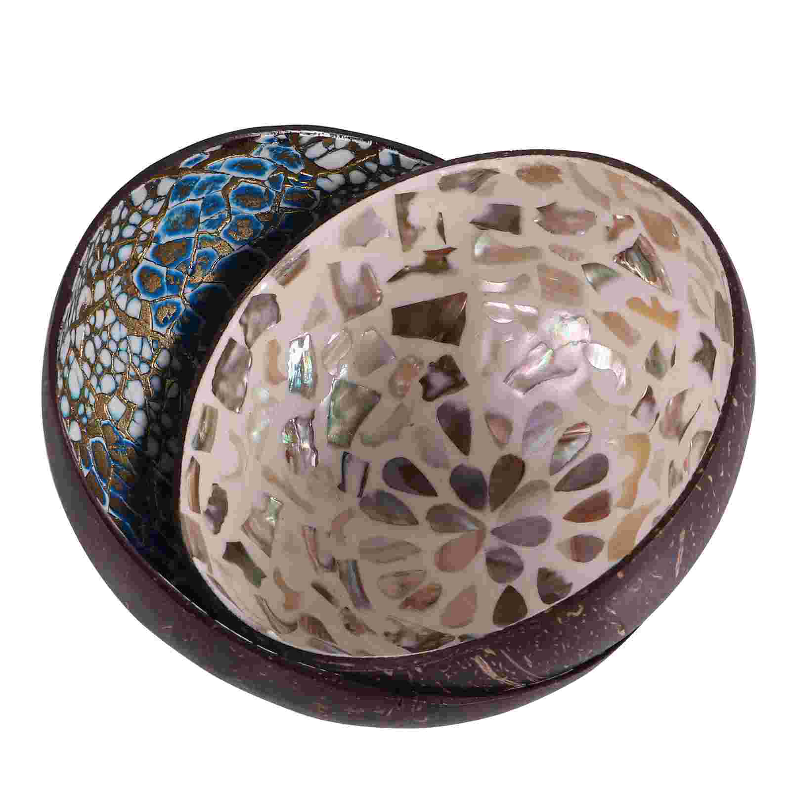 【LoLular design】2 Pcs Coconut Shell Bowl Desk Per Storage Porch Key ...