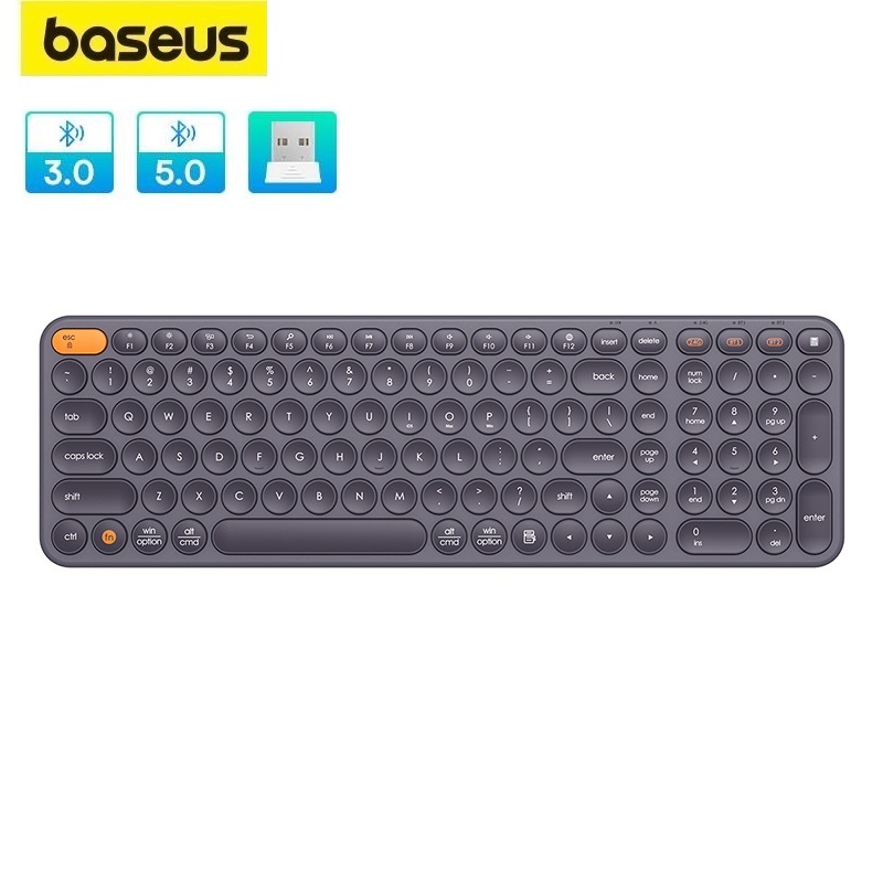 Baseus K01A K01B Creator Tri-Mode Wireless Bluetooth Keyboard Windows ...