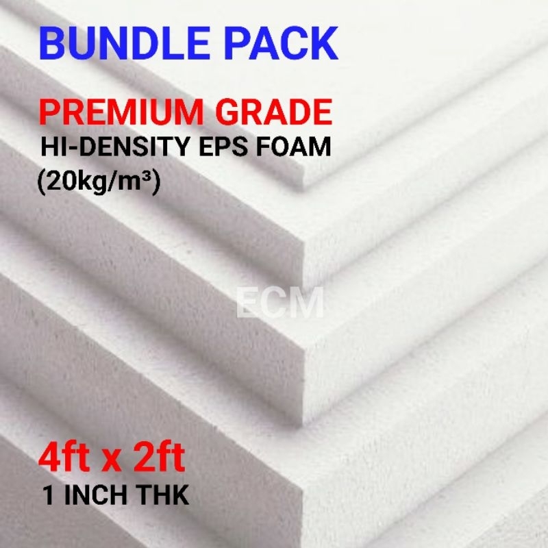 PREMIUM GRADE ! (BUNDLE PACK 1 THK ) HIGH DENSITY EXPANDED POLYSTYRENE ...
