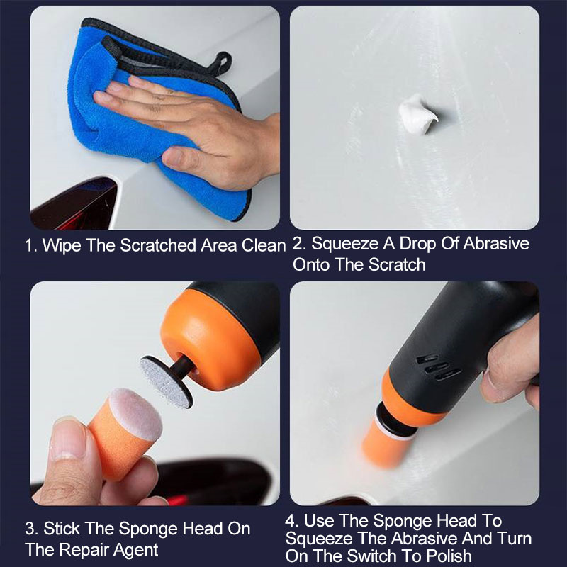 Mini Car Polishing Machine, Cordless Polishing Machine, Scratch Repair ...