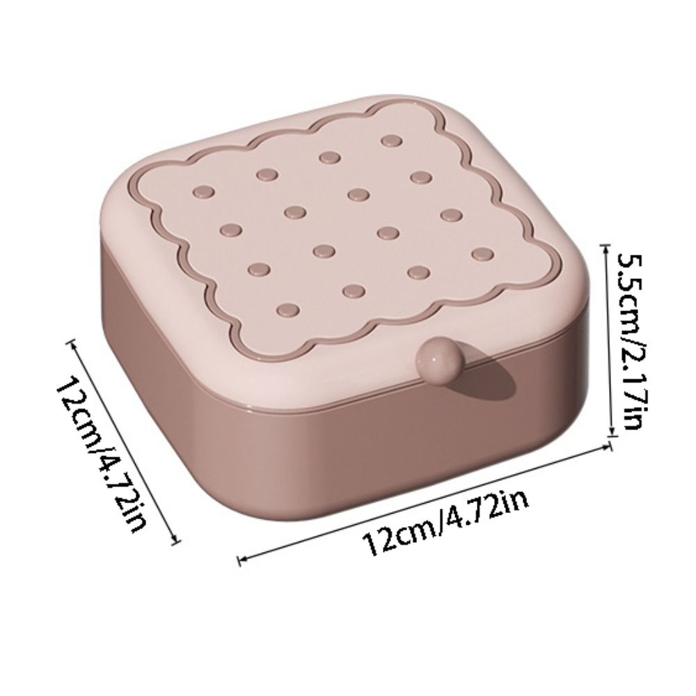 Durable Portable Mini Sewing Box Set Cookie Shape Partitioned Hand ...