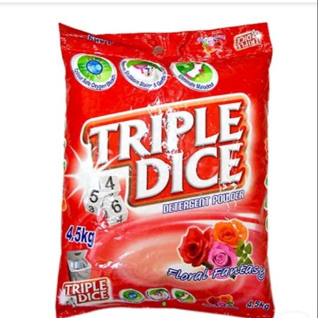 TRIPLE DICE DETERGENT 4,5KG | Lazada Indonesia