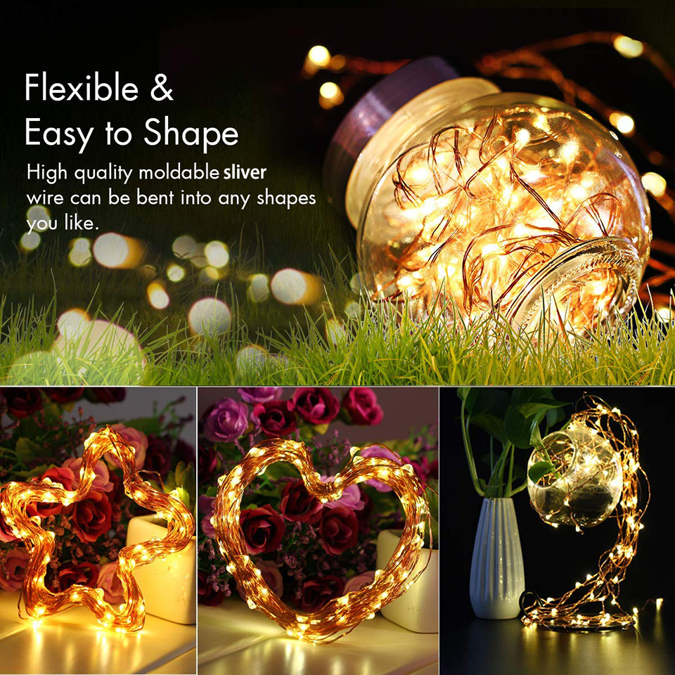2m/5m/10m Usb Led String Outdoor Garland For Photo Wall Decor Fairy ...