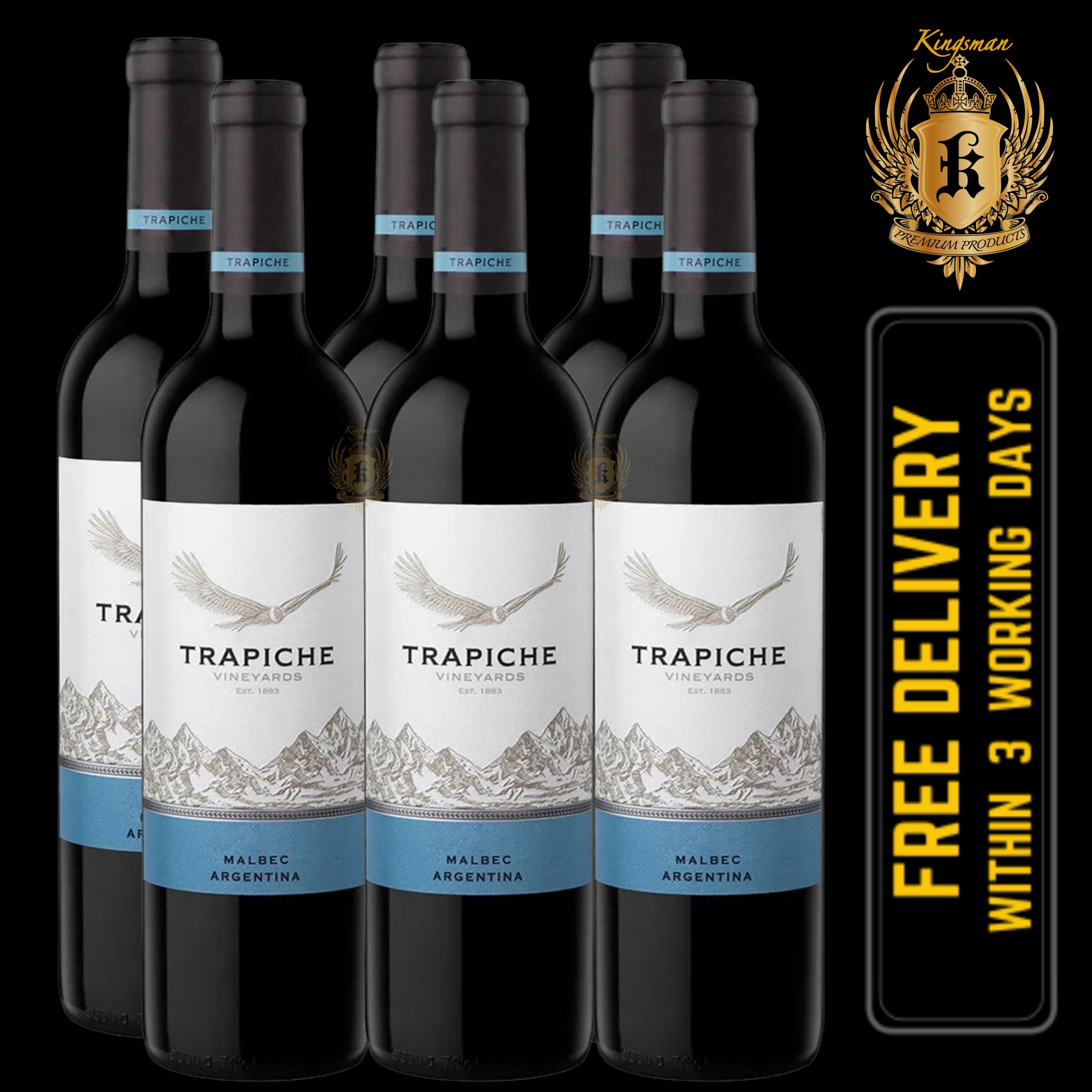 Trapiche Vineyards Malbec 750ml (Bundle of 6) | Lazada Singapore