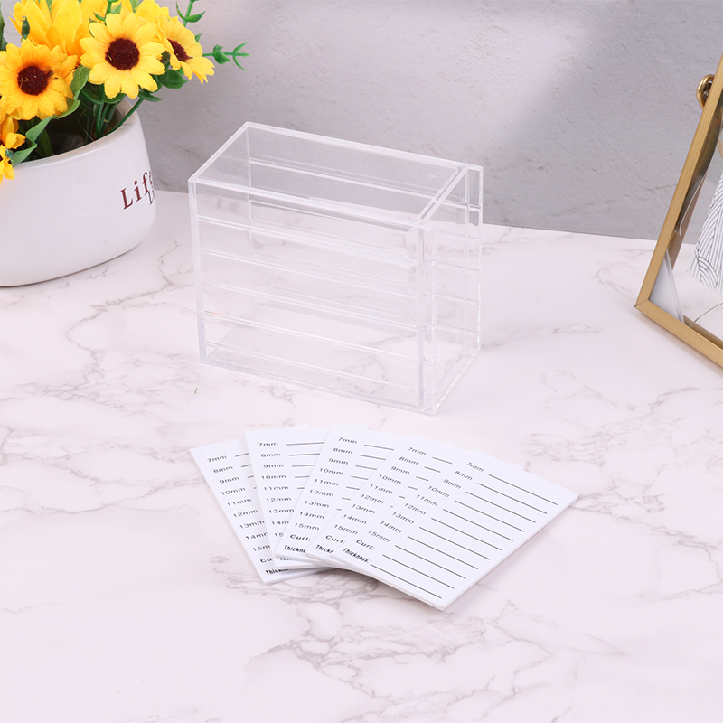 5 Layer Eyelash Extension Storage Box False Eyelashes Glue Pallet ...