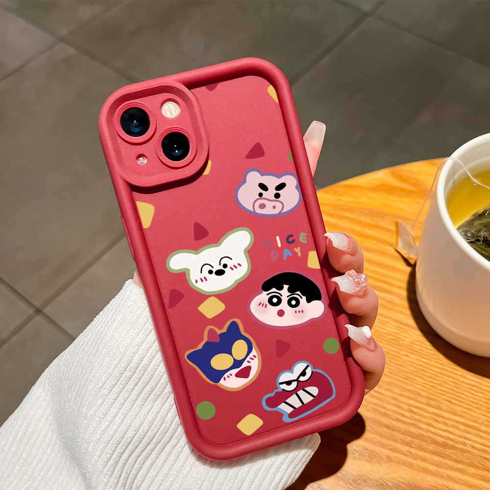 ZCSIBORUI for Realme C67 4G Back Cover Cartoon Crayon Shin-chan Avatar ...