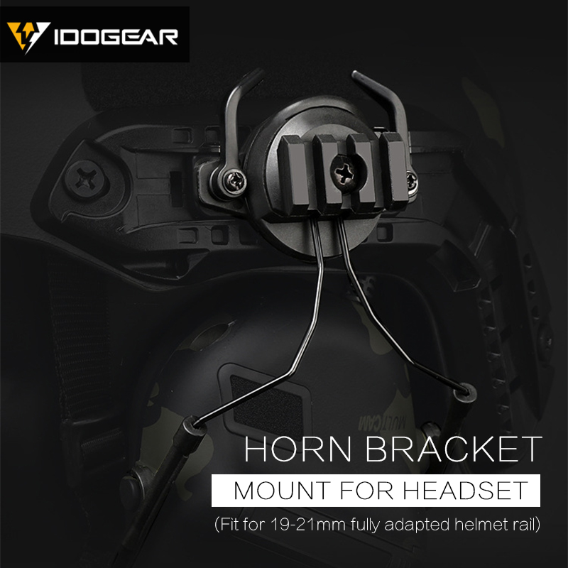 IDOGEAR Tactical FAST Helmet Rail Adapter Buckle Retainer for Comtac ...