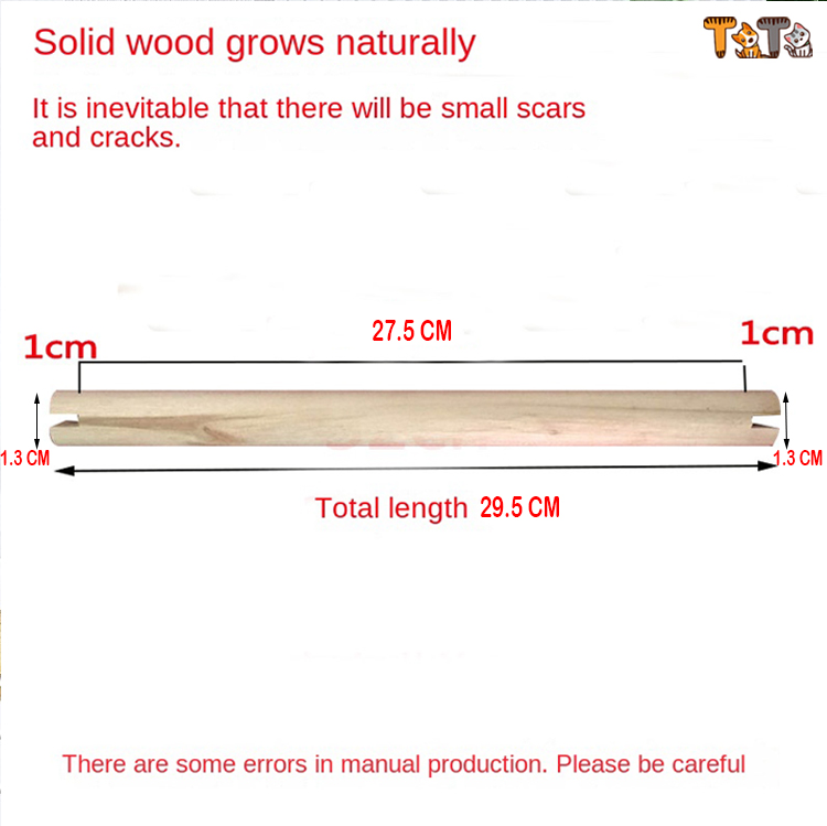 Ti Ti Bird Cage Wood Perches Wood Stick Claw StickParrot Standing Stick ...