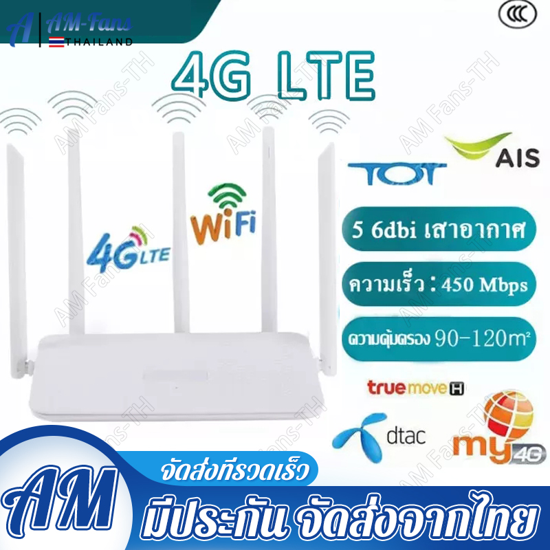 Router 4G ใส่ซิมใช้ได้เลย ไม่ต้องตั้งค่า เสียบสายแลนได้ 4G3G WiFi 4G ...