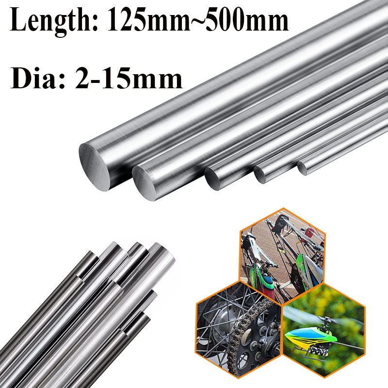 304 Stainless Steel Rod Diameter 2mm 4mm 5mm 6mm 8mm 10mm Linear Shaft ...