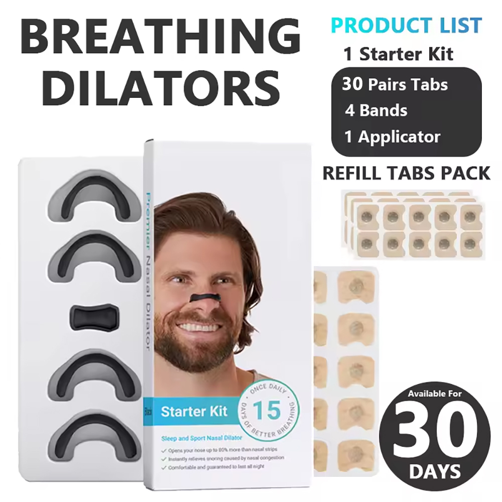 【Booming】 Nasal Dilator Sleep Nasal Strips Intake Breathing Nasal Strip ...