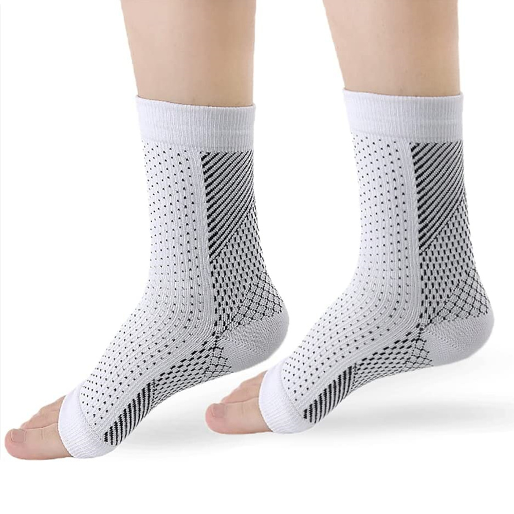 【00e466ed】Foot Angel Anti Fatigue Compression Foot Sleeve Ankle Support ...