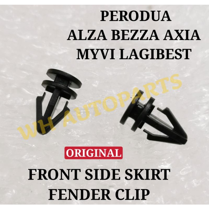 SIDE SKIRT CLIP (1PC) PERODUA ALZA BEZZA AXIA MYVI LAGIBEST | Lazada