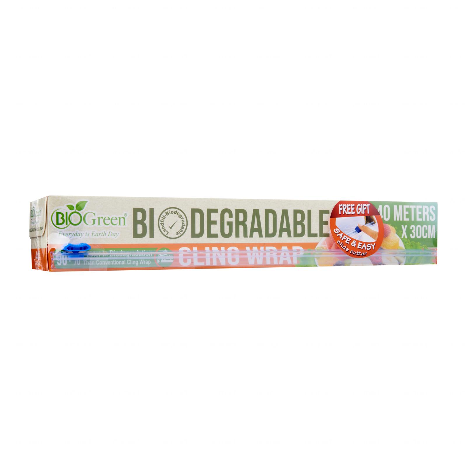 BIOGREEN Biodegradable Cling Wrap 30 CM X 40 M Cling Film | Lazada ...