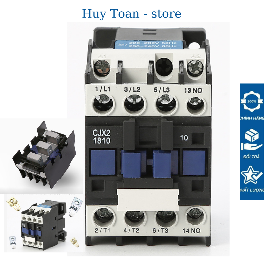 Khởi động từ Contactor 1 pha CHINT 25A 220V - MixASale