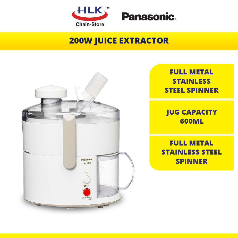 PANASONIC 200W Juice Extractor MJ-70M | Lazada