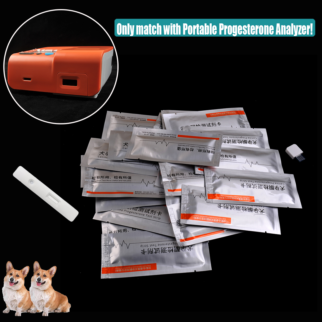 【LKFJ4OPFIR】Canine Progesterone Test Cat Ovulation Monitoring Chip Pet ...