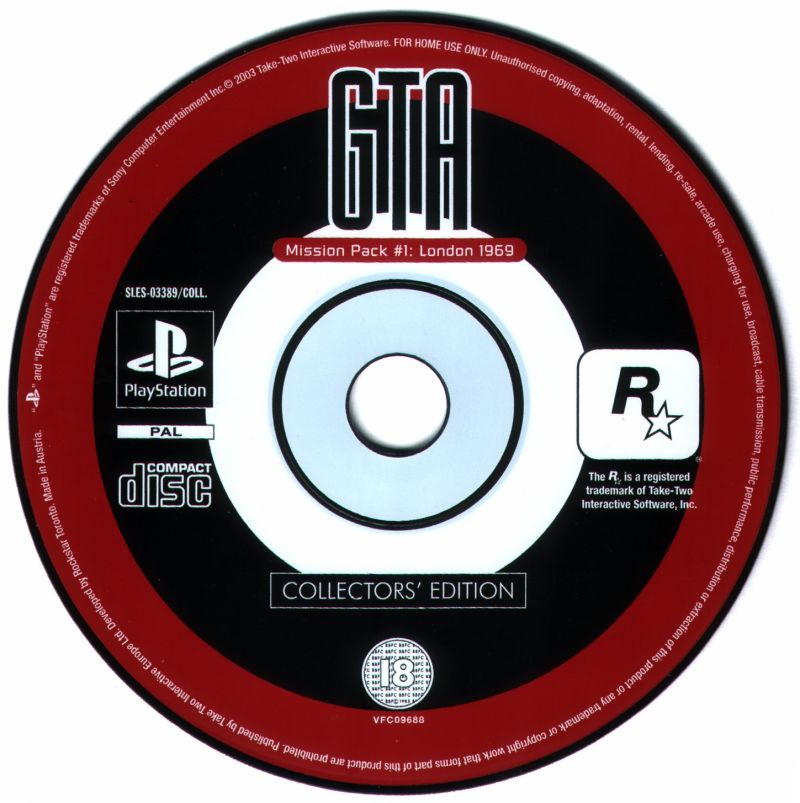 เกม Ps1 GRAND THEFT AUTO - COLLECTOR'S EDITION - [ 3 DISCS ] [SLUS ...