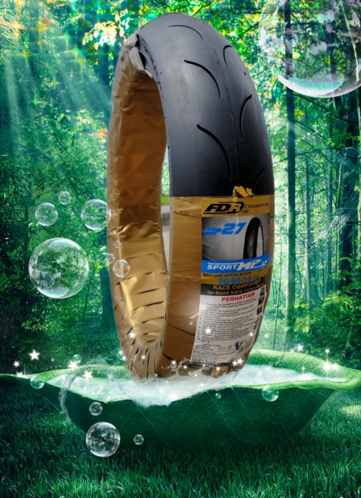 ORI! FDR SPORT MP 27 90/80-14 ,BAN RACING R14, Ban Tubeless Matic ...