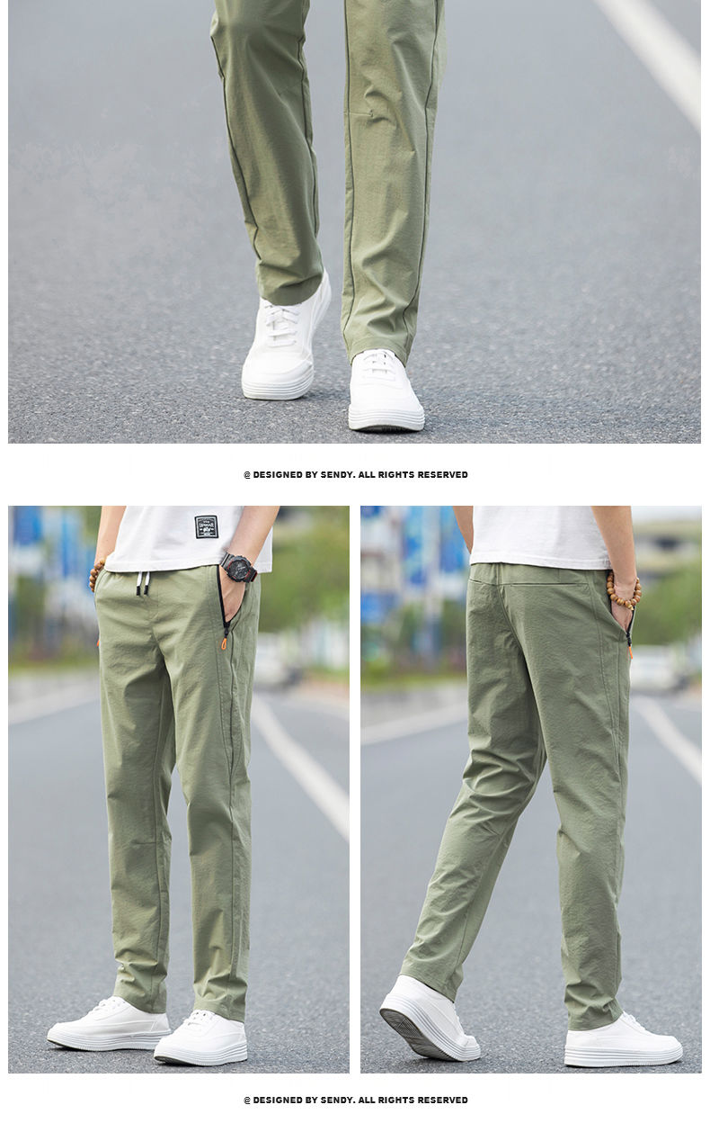 NGHG MALL-Cool Men's Spring/Summer Business Casual Pants Men's Loose ...