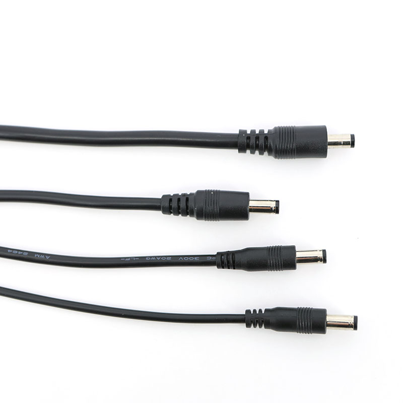 5.5MM x 2.5MM 2pin DC Male female 22/20/18/16awg Power Connector Plug ...