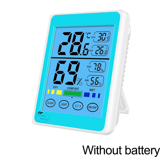 NEW 【Too much love!】Touch Screen Wireless Weather Station ℃/℉ Digital ...