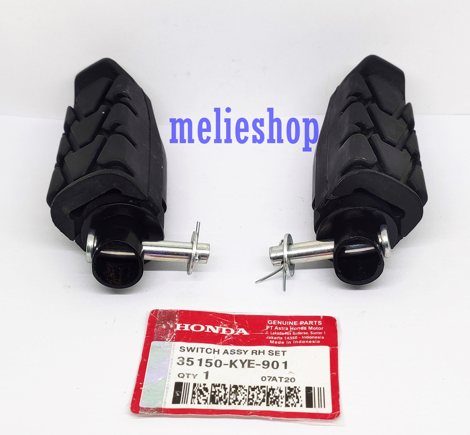 besi step mega pro new, karet step verza depan / belakang | Lazada ...