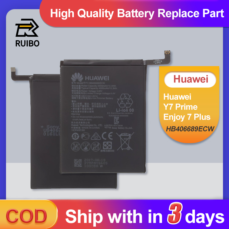 Ruibo สำหรับ Huawei Y9 2018 / Y7 Prime / Enjoy 7 Plus / Mate 9 /Honor 8C/ Y7 2017/ Y7 Pro ...