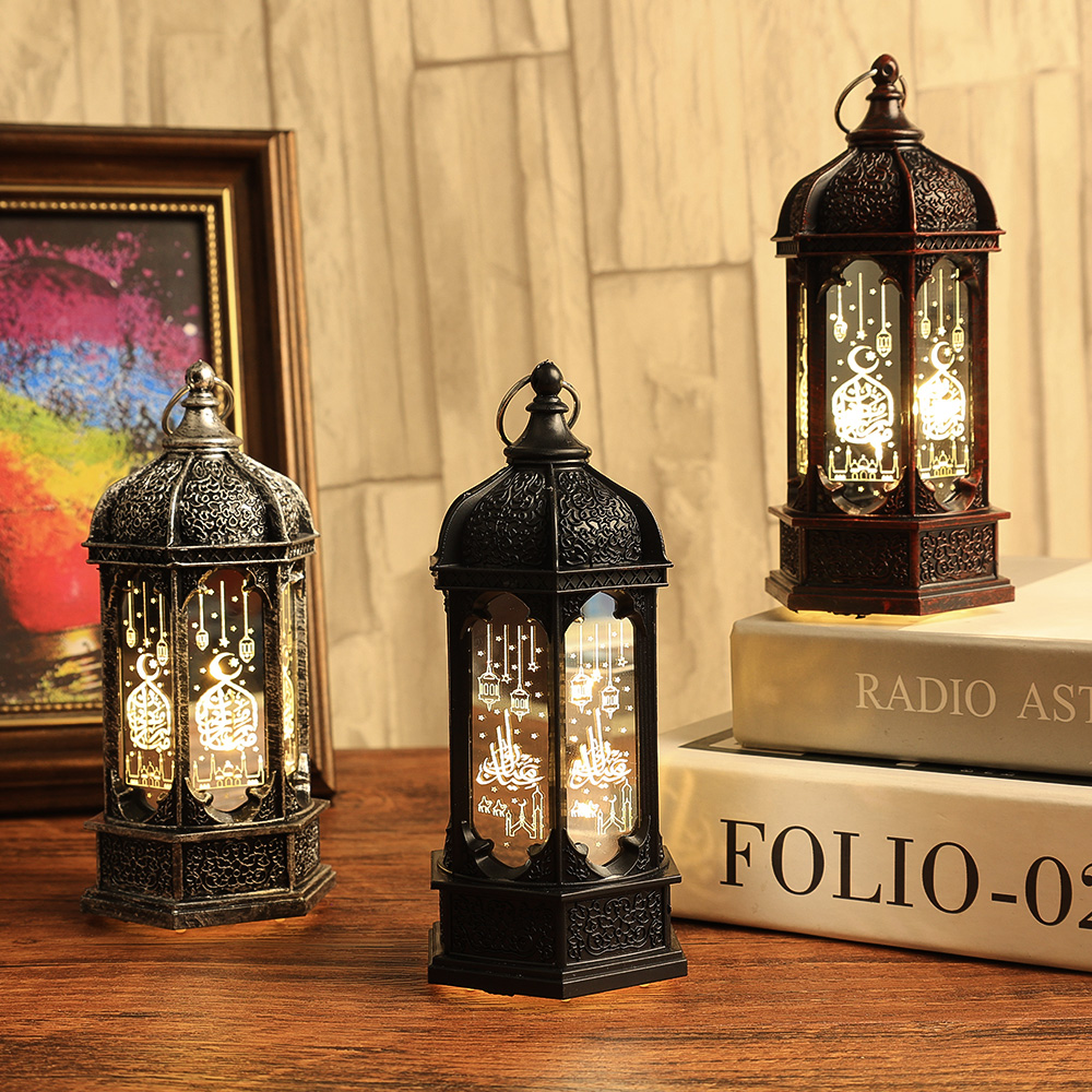 Retro LED Lamp Ramadan Electronic Light Ramadan Ornament Night Light ...