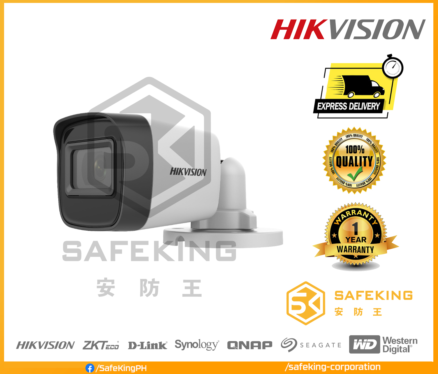 DS-2CE16D0T-EXIPF(2.8) HIKVISION HD1080P 2MP FF2.8mm EXIR20m IP66 ...