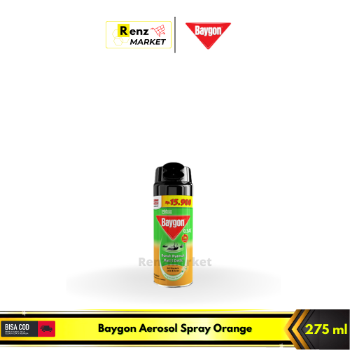 BAYGON SPRAY ORANGE 200 ml ANTI NYAMUK | Lazada Indonesia