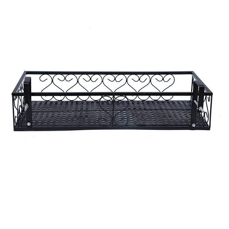 Specool® Corridor Flower Pot Hanging Rack Balcony Garden Metal Railing ...