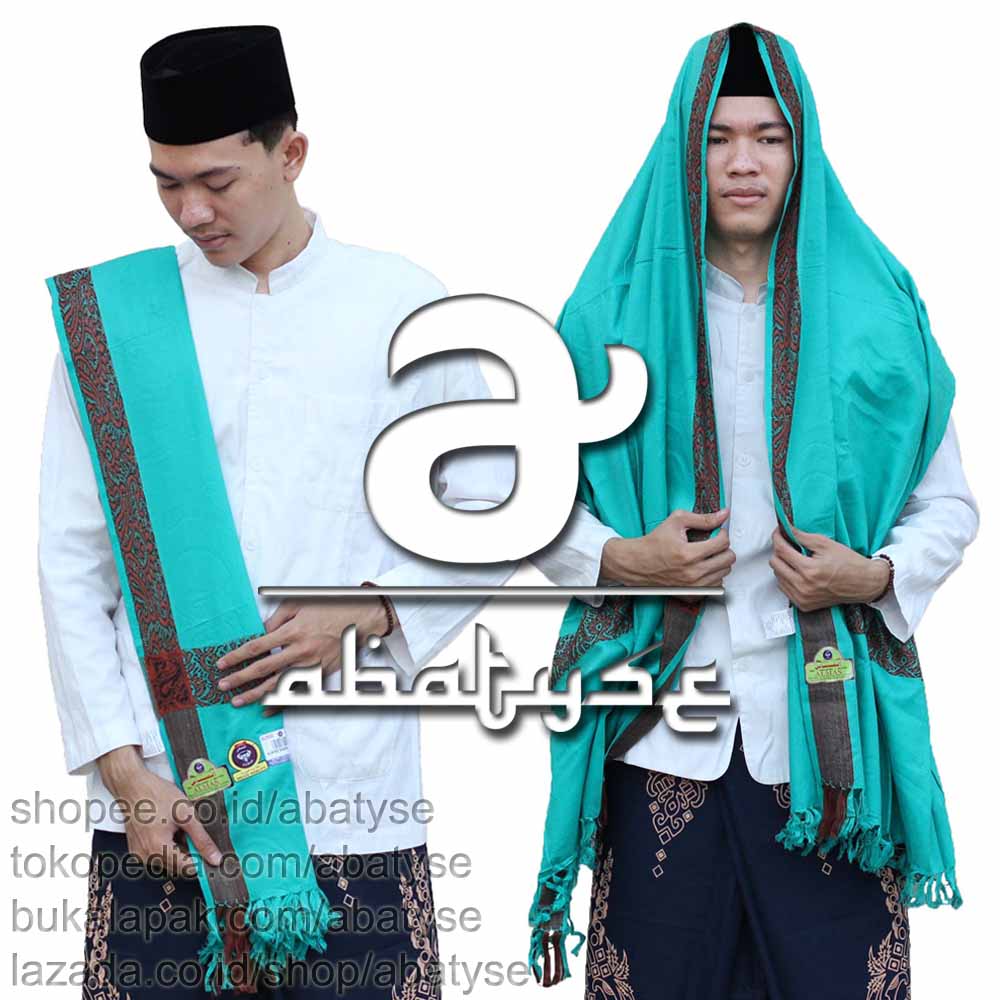 Sorban Pria Kashmiri adem dan lembut - Hijau/ Putih/ Hitam Kasmiri ...