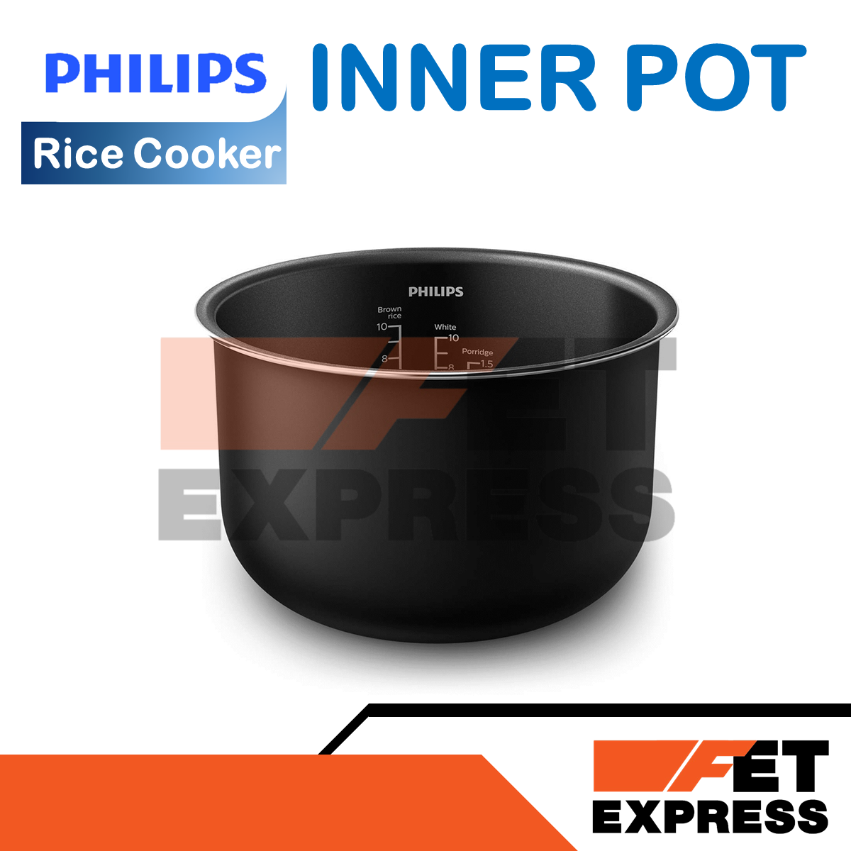 INNER POT หม้อในหม้อหุงข้าว PHILIPS อะไหล่แท้สำหรับหม้อหุงข้าว PHILIPS ...