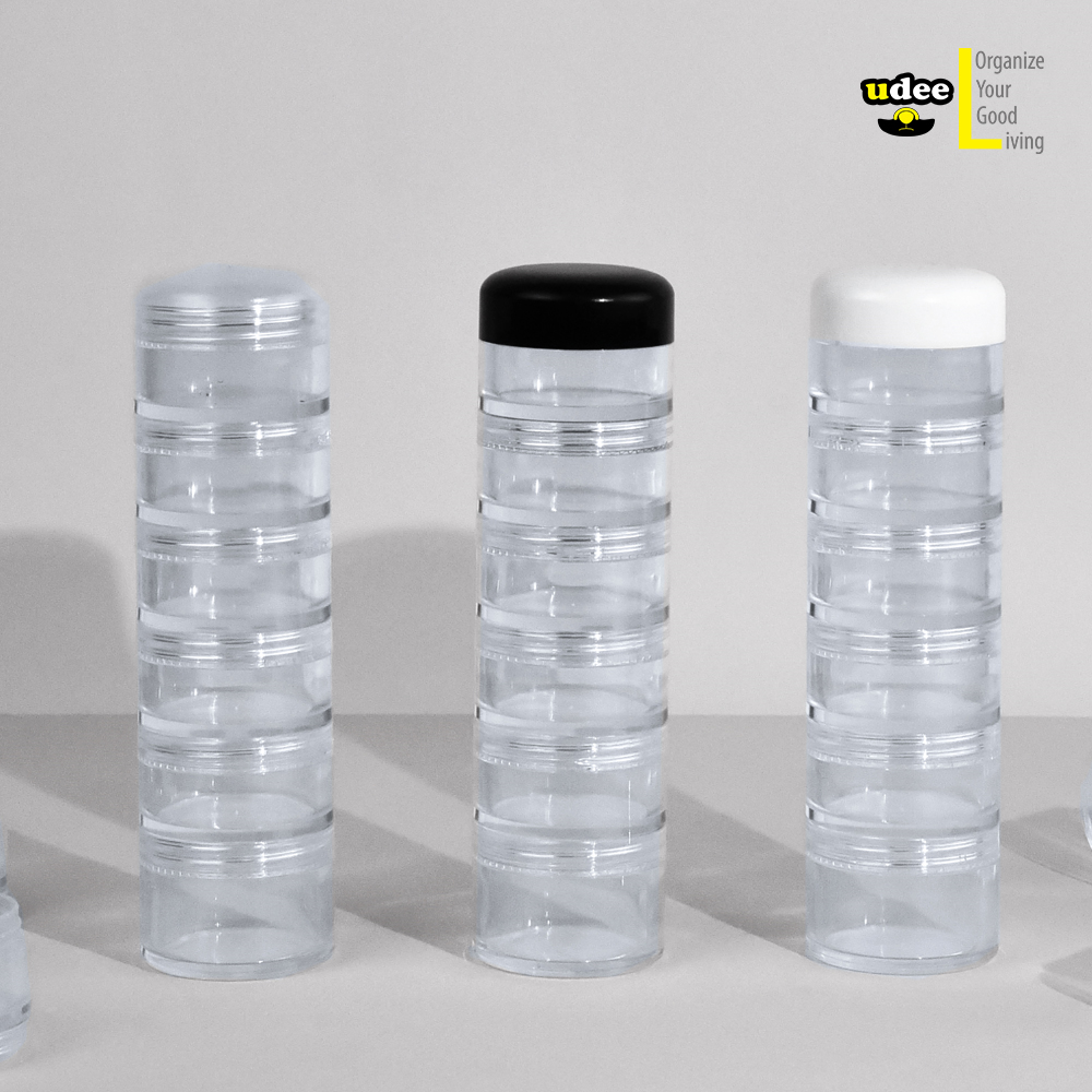 UDEE ชุดจัดเก็บบนโต๊ะดีไซน์เอียงพร้อมถาด - UDEE Official Store - ThaiPick