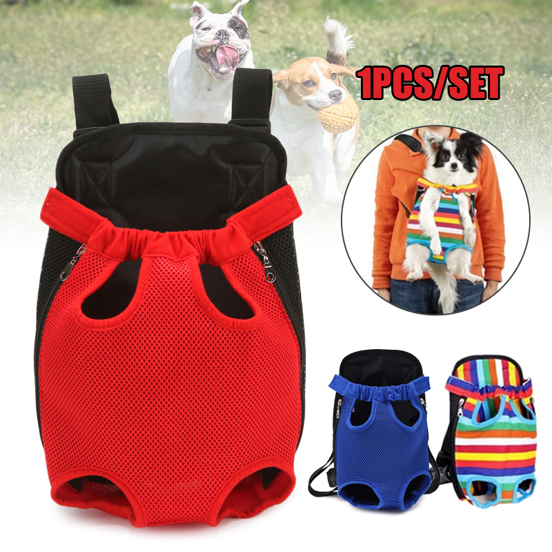 【00e466ed】Front Pet Dog Carrier Legs Out Backpack Adjustable Strap ...