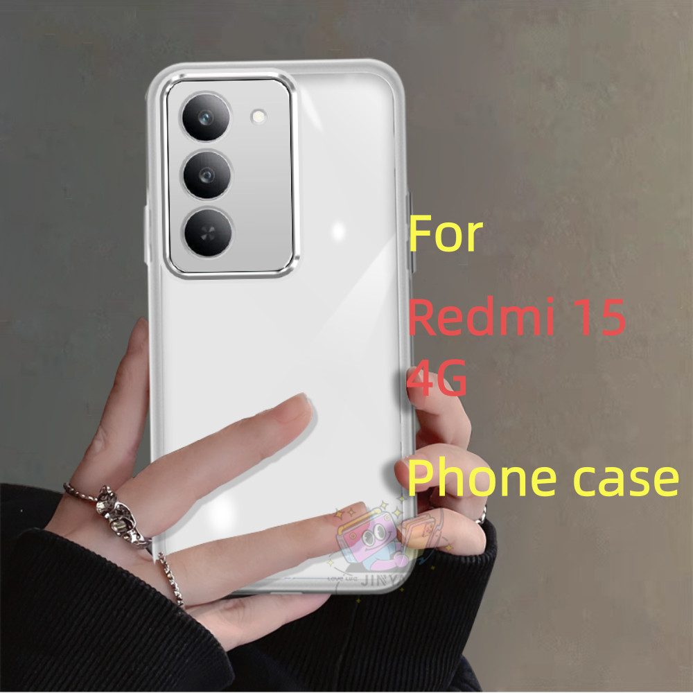 【Public】 For Redmi 15 4G Phone case transparent Lens protector Full ...