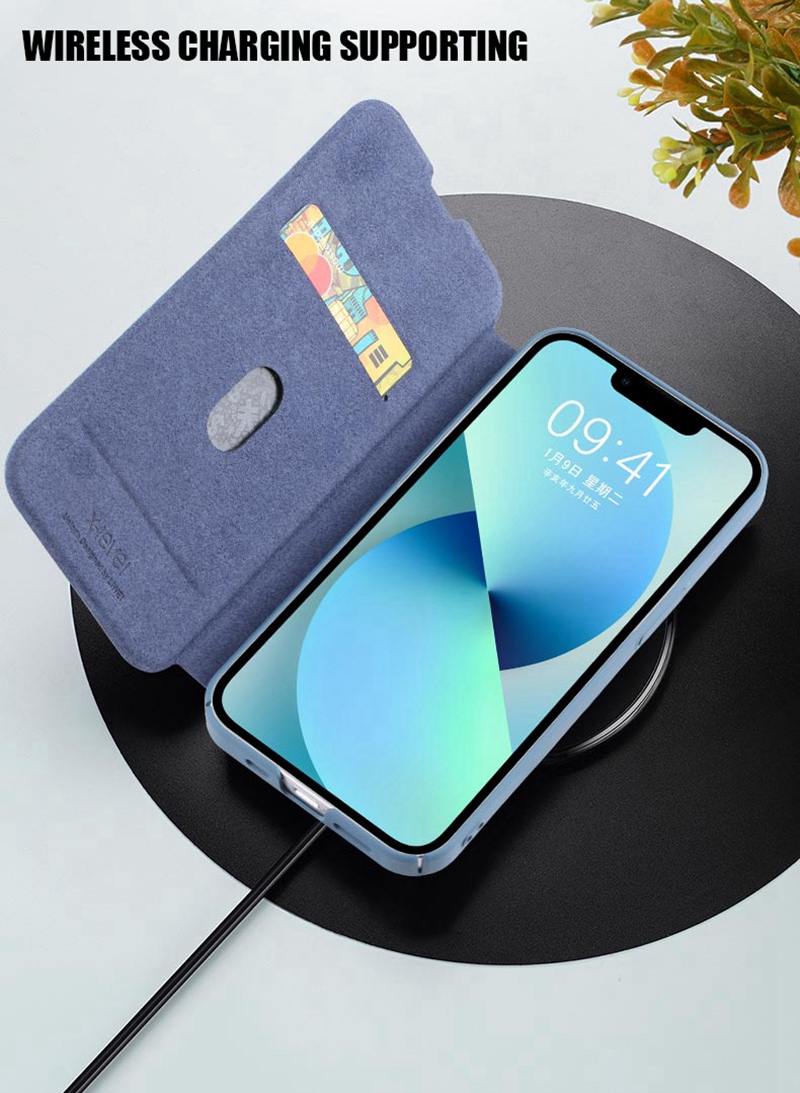 X-Level เคสหนัง iPhone 13 12 Mini 11 Pro X XS XR XS MAX 7 8 Plus เคสฝา ...
