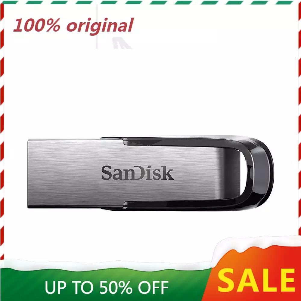 Sandisk USB 3.0 pendrive Original CZ73 Ultra Flair 32GB PEN DRIVE 64GB ...