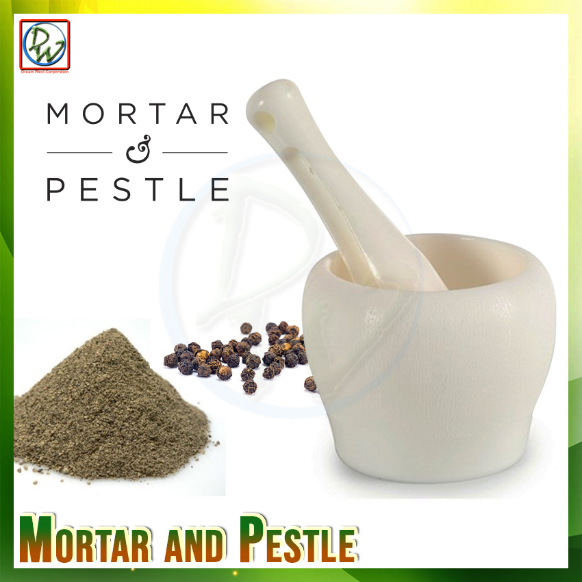 Mortar and Pestle Almires Solid PVC Food Grade Plastic Medicine Food ...