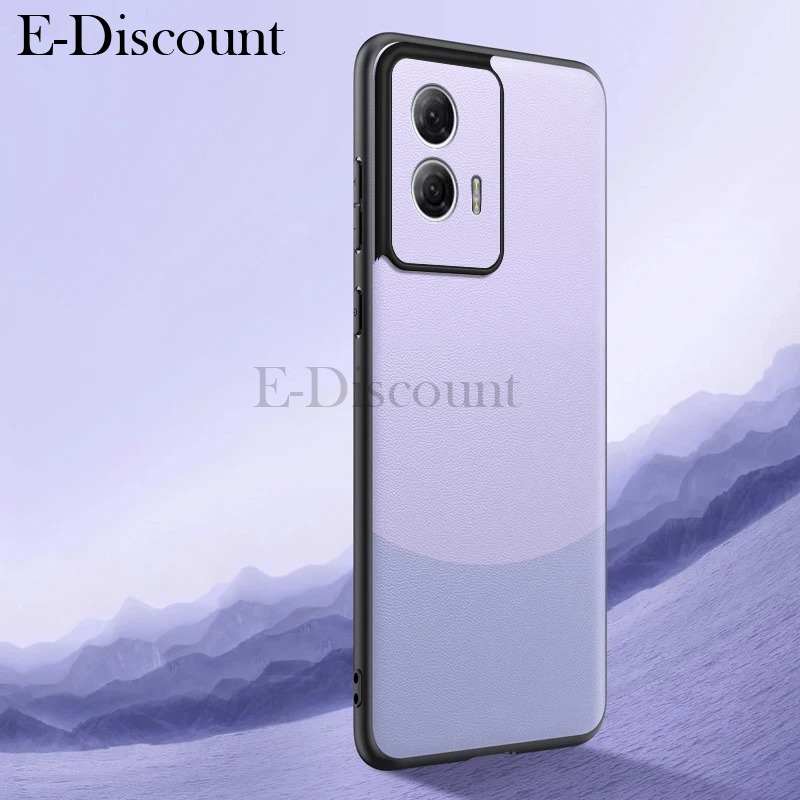 New Phone Case Motorola G45 Case 360 Degrees Protection Leather Soft ...